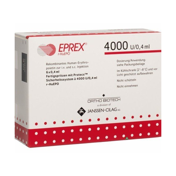 EPREX Epoetin Alfa 4,000IU / 0.4mL Solution for Injection 2mL 1's price ...